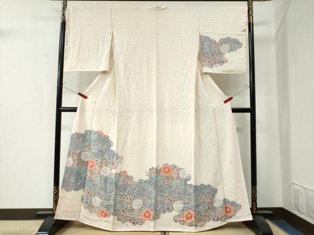 ■■■　サイズ　■■■ 身丈 164cm（肩から） 裄丈 69cm 袖丈 52cm　縫込み 6.5cm 袖幅 35cm 前幅 25cm 後幅 29cm 着物縫いこみ 内揚げ 0cm 裄 お袖側 約2cm　身頃側 約1cm ■■■　商品詳細　...