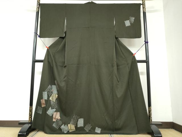 ■■■　サイズ　■■■ 身丈 166.5cm（肩から） 裄丈 66.5cm 袖丈 49cm　縫込み 4cm 袖幅 34.5cm 前幅 25.5cm 後幅 30.5cm 着物縫いこみ 内揚げ 0cm 裄 お袖側 約1cm　身頃側 約1cm ■...