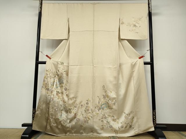 ■■■　サイズ　■■■ 身丈 165.5cm（肩から） 裄丈 67cm 袖丈 49cm　縫込み 7cm 袖幅 34.5cm 前幅 24cm 後幅 30.5cm 着物縫いこみ 内揚げ 4cm 裄 お袖側 約2cm　身頃側 約2cm ■■■　商...