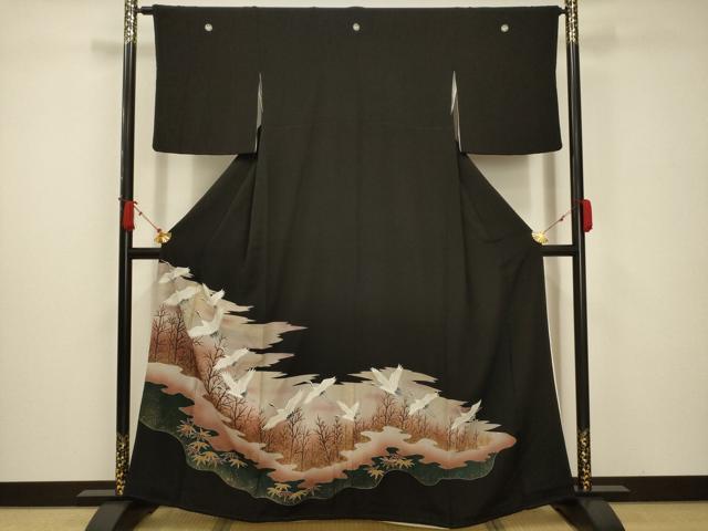 ■■■　サイズ　■■■ 身丈 160cm（肩から） 裄丈 64.5cm 袖丈 48cm　縫込み 7cm 袖幅 32.5cm 前幅 24.5cm 後幅 30.5cm 着物縫いこみ 内揚げ 4.5cm 裄 お袖側 約1.5cm　身頃側 約0cm...