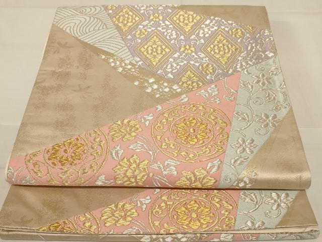 ■■■　サイズ　■■■ 長さ 424cm 幅 31cm程 ■■■　商品詳細　■■■ 【正絹・芯なし】 詳細に関しましては、画像をご確認ください。 大変上質な逸品になります。 お安く出品致しますので、是非この機会にいかがでしょうか？ ※たれ先...