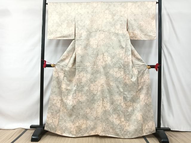 ■■■　サイズ　■■■ 身丈 162cm（肩から） 裄丈 65cm 袖丈 46.5cm　縫込み 4.5cm 袖幅 33cm 前幅 23cm 後幅 31cm 着物縫いこみ 内揚げ 0cm 裄 お袖側 約2cm　身頃側 約4cm ■■■　商品詳...