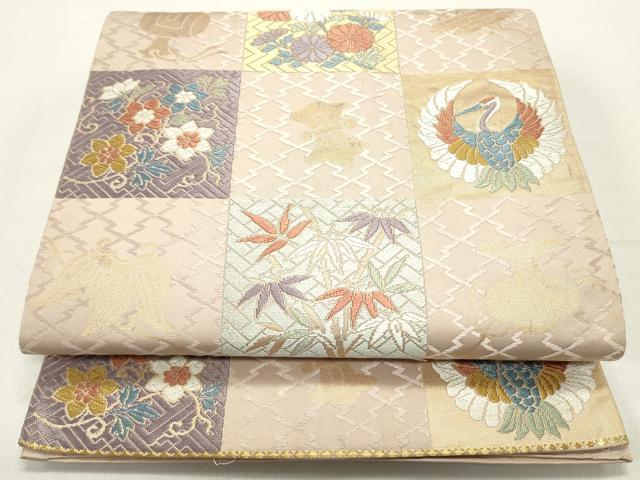■■■　サイズ　■■■ 長さ 426cm 幅 30cm程 ■■■　商品詳細　■■■ 【正絹】 状態は接写画像のように表地に薄い汚れ・スレ、柄止まり・裏地に薄い汚れがございます。 大変上質な逸品になりますのでぜひお手入れをされてお召しになられ...