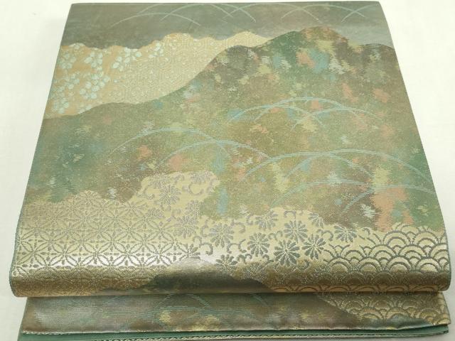 ■■■　サイズ　■■■ 長さ 428cm 幅 30cm程 ■■■　商品詳細　■■■ 【正絹】 詳細に関しましては、画像をご確認ください。 大変上質な逸品になります。 お安く出品致しますので、是非この機会にいかがでしょうか？ ■■■　注意事項...