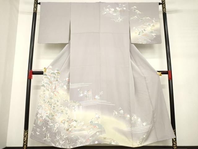 ■■■　サイズ　■■■ 身丈 149cm（肩から） 裄丈 65cm 袖丈 48cm　縫込み 5cm 袖幅 33cm 前幅 25cm 後幅 30cm 着物縫いこみ 内揚げ 15cm 裄 お袖側 約4cm　身頃側 約4cm ■■■　商品詳細　■...