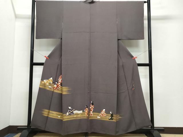 ■■■　サイズ　■■■ 身丈 157cm（肩から） 裄丈 65cm 袖丈 47.5cm　縫込み 7cm 袖幅 33cm 前幅 26.5cm 後幅 32.5cm 着物縫いこみ 内揚げ 7.5cm 裄 お袖側 約4cm　身頃側 約3cm ■■■...