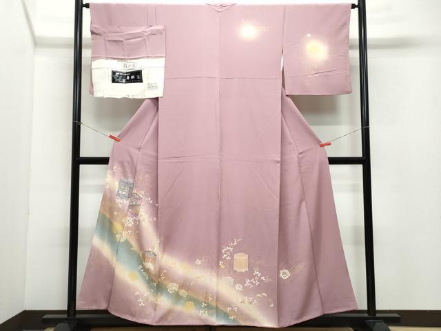 ■■■　サイズ　■■■ 身丈 154.5cm（肩から） 裄丈 64.5cm 袖丈 46cm　縫込み 6cm 袖幅 32.5cm 前幅 24cm 後幅 30cm 着物縫いこみ 内揚げ 9cm 裄 お袖側 約2.5cm　身頃側 約2cm ■■■...