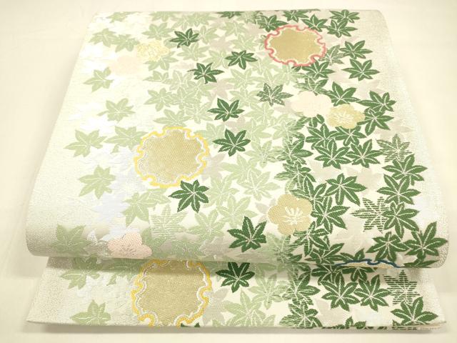 ■■■　サイズ　■■■ 長さ 432cm 幅 30.5cm程 ■■■　商品詳細　■■■ 【正絹】 状態は締めてはおりますが 特に目立ったシミ汚れなどもなく大変良い状態です。 大変上質な逸品になります。 お安く出品致しますので、是非この機会に...