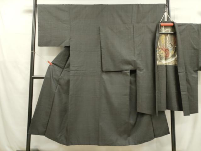 ■■■　サイズ　■■■ 【着物】 身丈 141.5cm（肩から） 裄丈 66.5cm 袖丈 45.5cm　縫込み 5cm 袖幅 33cm 前幅 26.5cm 後幅 30cm 着物縫いこみ 内揚げ 10cm 裄 お袖側 約1.5cm　身頃側 ...