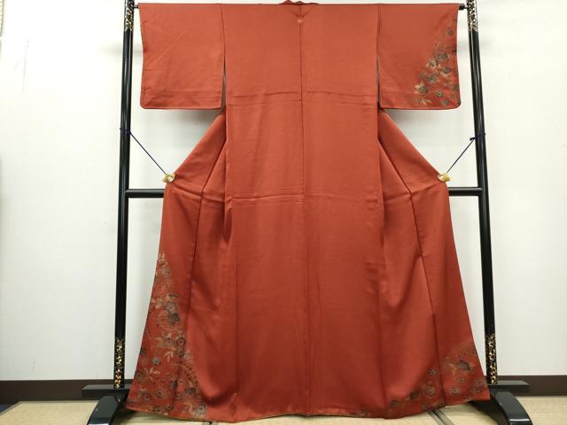 ■■■　サイズ　■■■ 身丈 165cm（肩から） 裄丈 63cm 袖丈 44cm　縫込み 6cm 袖幅 32cm 前幅 23cm 後幅 29cm 着物縫いこみ 内揚げ 0cm 裄 お袖側 約3cm　身頃側 約3cm ■■■　商品詳細　■■...