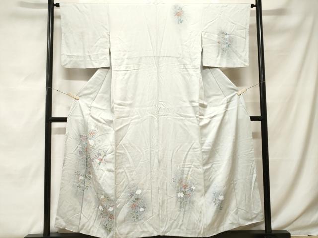 ■■■　サイズ　■■■ 身丈 153cm（肩から） 裄丈 64cm 袖丈 44cm　縫込み 4cm 袖幅 33cm 前幅 23cm 後幅 28.5cm 着物縫いこみ 内揚げ 5cm 裄 お袖側 約1cm　身頃側 約1cm ■■■　商品詳細　...