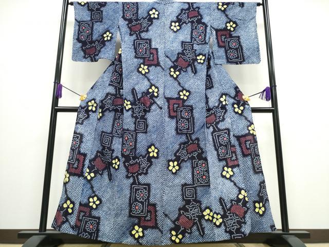 ■■■　サイズ　■■■ 身丈 163cm（肩から） 裄丈 68.5cm 袖丈 48cm　縫込み 2.5cm 袖幅 35cm 前幅 25cm 後幅 32cm 着物縫いこみ 内揚げ 0cm 裄 お袖側 約1cm　身頃側 約0cm ■■■　商品詳...