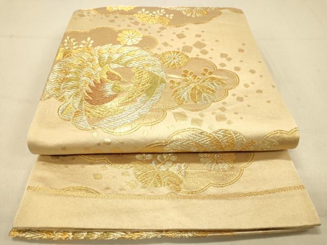 ■■■　サイズ　■■■ 長さ 426cm 幅 30.5cm程 ■■■　商品詳細　■■■ 【正絹・芯なし】 詳細に関しましては、画像をご確認ください。 大変上質な逸品になります。 お安く出品致しますので、是非この機会にいかがでしょうか？ ■■...
