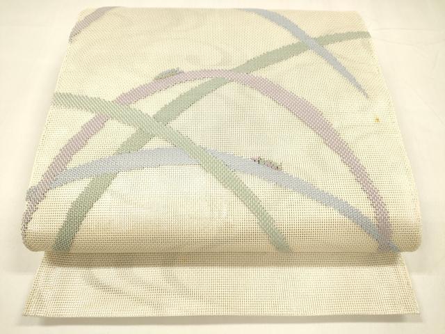 ■■■　サイズ　■■■ 長さ 422cm 幅 30cm程 ■■■　商品詳細　■■■ 【正絹】 状態は接写画像のように 太鼓・太鼓上部・たれ先・柄止まり・裏地に薄い汚れがございますが その他特に目立ったシミ汚れなどもなく大変良い状態です。 大...