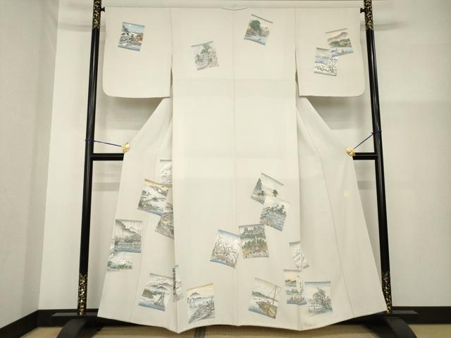 ■■■　サイズ　■■■ 身丈 155cm（肩から） 裄丈 66cm 袖丈 49cm　縫込み 6cm 袖幅 33cm 前幅 25cm 後幅 29cm 着物縫いこみ 内揚げ 6.5cm 裄 お袖側 約2cm　身頃側 約3cm ■■■　商品詳細　...