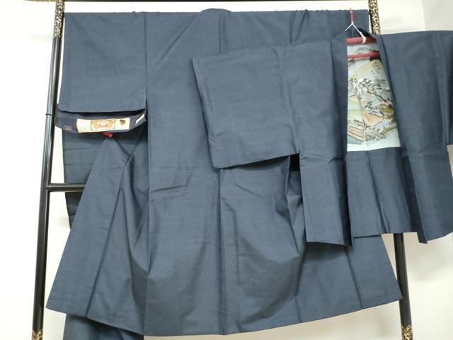 ■■■　サイズ　■■■ 【着物】 身丈 136.5cm（肩から） 裄丈 68cm 袖丈 49cm　縫込み 3cm 袖幅 35cm 前幅 24.5cm 後幅 30.5cm 着物縫いこみ 内揚げ 5cm 裄 お袖側 約3cm　身頃側 約5cm ...