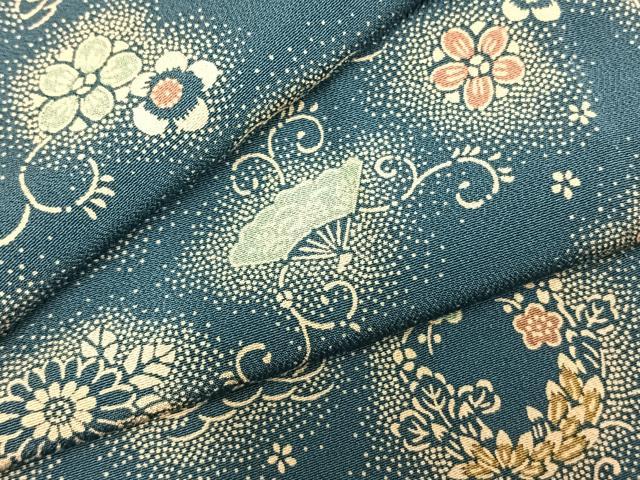 ■■■　サイズ　■■■ 身丈 161cm（肩から） 裄丈 66.5cm 袖丈 46cm　縫込み 3cm 袖幅 33cm 前幅 25cm 後幅 30cm 着物縫いこみ 内揚げ 0cm 裄 お袖側 約1.5cm　身頃側 約1cm ■■■　商品詳...