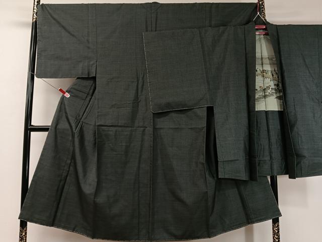 ■■■　サイズ　■■■ 【着物】 身丈 142cm（肩から） 裄丈 70cm 袖丈 49cm　縫込み 5cm 袖幅 36cm 前幅 27.5cm 後幅 32.5cm 着物縫いこみ 内揚げ 6cm 裄 お袖側 約3.5cm　身頃側 約5cm ...