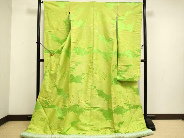 ■■■　サイズ　■■■ 身丈 181cm（肩から） 裄丈 64.5cm 袖丈 105cm　縫込み 2.5cm 袖幅 32.5cm 前幅 27cm 後幅 29.5cm 着物縫いこみ 内揚げ 0cm 裄 お袖側 約2.5cm　身頃側 約1cm ...