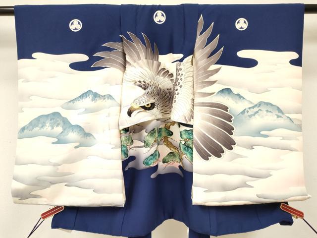 ■■■　サイズ　■■■ 【産着】 身丈 64cm（肩から） 裄丈 39cm　(肩上げ　4cm) 袖丈 56cm　(腰上げ　15cm) ■■■　商品詳細　■■■ 産着【着物：正絹・襦袢：化繊・五つ紋】の 状態は特に目立ったシミ汚れなどもなく大...