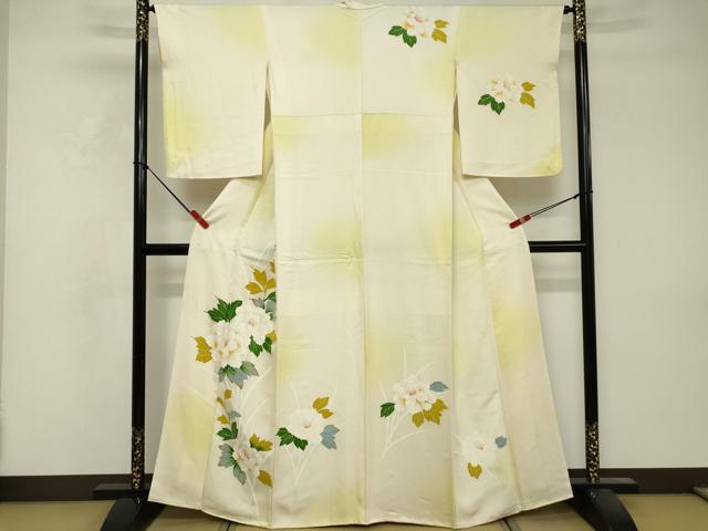 ■■■　サイズ　■■■ 身丈 162cm（肩から） 裄丈 65cm 袖丈 56cm　縫込み 4cm 袖幅 34cm 前幅 23cm 後幅 29cm 着物縫いこみ 内揚げ 3.5cm 裄 お袖側 約2.5cm　身頃側 約2cm ■■■　商品詳...