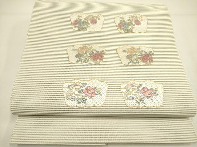■■■　サイズ　■■■ 長さ 363cm 幅 31cm程 ■■■　商品詳細　■■■ 【正絹】 状態は接写画像のように 胴回り・太鼓に薄い汚れがございますが その他特に目立ったシミ汚れなどもなく大変良い状態です。 大変上質な逸品になります。 ...