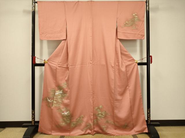 ■■■　サイズ　■■■ 身丈 164.5cm（肩から） 裄丈 66.5cm 袖丈 48cm　縫込み 6cm 袖幅 33.5cm 前幅 23cm 後幅 31cm 着物縫いこみ 内揚げ 0cm 裄 お袖側 約1.5cm　身頃側 約0cm ■■■...