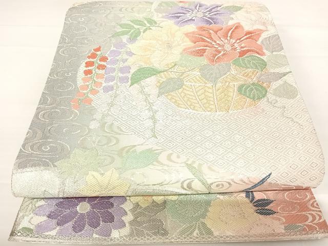 ■■■　サイズ　■■■ 長さ 434cm 幅 30.5cm程 ■■■　商品詳細　■■■ 【正絹】 詳細に関しましては、画像をご確認ください。 大変上質な逸品になります。 お安く出品致しますので、是非この機会にいかがでしょうか？ ■■■　注意...
