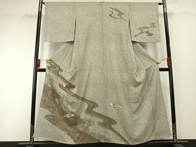 ■■■　サイズ　■■■ 身丈 153cm（肩から） 裄丈 64cm 袖丈 48cm　縫込み 4.5cm 袖幅 33cm 前幅 24cm 後幅 30cm 着物縫いこみ 内揚げ 8.5cm 裄 お袖側 約3cm　身頃側 約4.5cm ■■■　商...