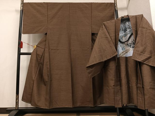 ■■■　サイズ　■■■ 【着物】 身丈 149cm（肩から） 裄丈 68cm 袖丈 49cm　縫込み 0cm 袖幅 35cm 前幅 28.5cm 後幅 31.5cm 着物縫いこみ 内揚げ 2cm 裄 お袖側 約0cm　身頃側 約1cm 【羽...