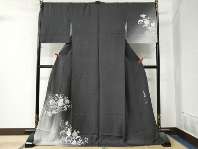 ■■■　サイズ　■■■ 身丈 174.5cm（肩から） 裄丈 71cm 袖丈 51.5cm　縫込み 7cm 袖幅 36cm 前幅 25cm 後幅 31cm 着物縫いこみ 内揚げ 3cm 裄 お袖側 約1cm　身頃側 約1cm ■■■　商品詳...