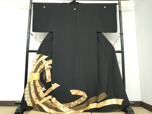 ■■■　サイズ　■■■ 身丈 164.5cm（肩から） 裄丈 66cm 袖丈 49.5cm　縫込み 7cm 袖幅 34cm 前幅 28.5cm 後幅 33.5cm 着物縫いこみ 内揚げ 5cm 裄 お袖側 約3cm　身頃側 約3cm ■■■...