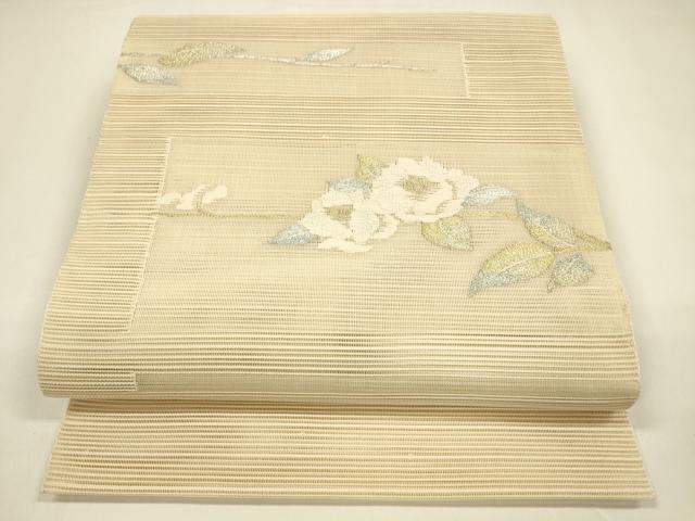 ■■■　サイズ　■■■ 長さ 360cm 幅 30cm程 ■■■　商品詳細　■■■ 【正絹】 状態は接写画像のように 太鼓下部に薄い汚れがございますが その他特に目立ったシミ汚れなどもなく大変良い状態です。 着用時には見えない部分になるかと...