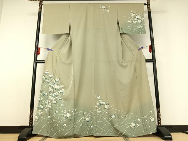 ■■■　サイズ　■■■ 身丈 163cm（肩から） 裄丈 65cm 袖丈 45cm　縫込み 4.5cm 袖幅 33cm 前幅 28cm 後幅 30cm 着物縫いこみ 内揚げ 0cm 裄 お袖側 約2cm　身頃側 約0cm ■■■　商品詳細　...