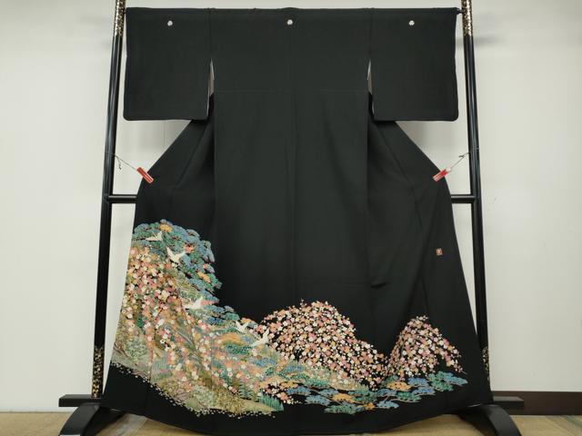 ■■■　サイズ　■■■ 身丈 165cm（肩から） 裄丈 65.5cm 袖丈 48cm　縫込み 6cm 袖幅 33cm 前幅 25cm 後幅 30cm 着物縫いこみ 内揚げ 4cm 裄 お袖側 約2cm　身頃側 約1cm ■■■　商品詳細　...