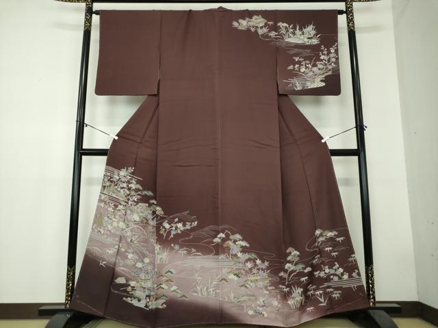■■■　サイズ　■■■ 身丈 161cm（肩から） 裄丈 64.5cm 袖丈 49.5cm　縫込み 6.5cm 袖幅 32.5cm 前幅 23.5cm 後幅 30.5cm 着物縫いこみ 内揚げ 8cm 裄 お袖側 約2.5cm　身頃側 約2...