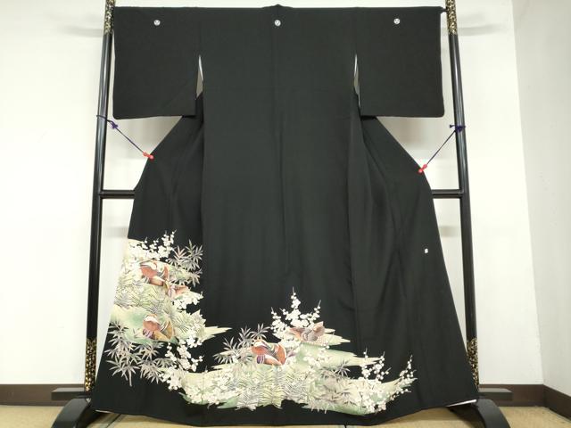 ■■■　サイズ　■■■ 身丈 163.5cm（肩から） 裄丈 66cm 袖丈 48.5cm　縫込み 5cm 袖幅 34.5cm 前幅 25cm 後幅 30cm 着物縫いこみ 内揚げ 2cm 裄 お袖側 約1cm　身頃側 約2cm ■■■　商...