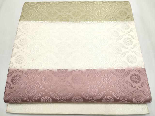 ■■■　サイズ　■■■ 長さ 434cm 幅 31cm程 ■■■　商品詳細　■■■ 【正絹】 状態は接写画像のように 前柄・前柄付近に薄い汚れ、裏地にペン書きがございますが その他特に目立ったシミ汚れなどもなく大変良い状態です。 大変上質な...