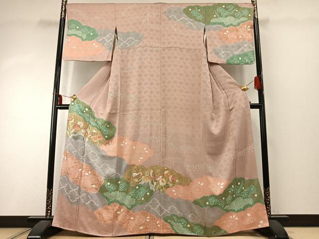 ■■■　サイズ　■■■ 身丈 163cm（肩から） 裄丈 69cm 袖丈 48cm　縫込み 7cm 袖幅 34.5cm 前幅 24cm 後幅 31cm 着物縫いこみ 内揚げ 1cm 裄 お袖側 約2cm　身頃側 約0cm ■■■　商品詳細　...