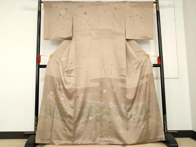 ■■■　サイズ　■■■ 身丈 166.5cm（肩から） 裄丈 66cm 袖丈 48cm　縫込み 6cm 袖幅 34cm 前幅 24.5cm 後幅 30cm 着物縫いこみ 内揚げ 2.5cm 裄 お袖側 約1.5cm　身頃側 約2cm ■■■...