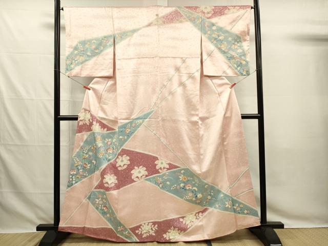 ■■■　サイズ　■■■ 身丈 163cm（肩から） 裄丈 64.5cm 袖丈 49cm　縫込み 4.5cm 袖幅 33.5cm 前幅 24cm 後幅 28.5cm 着物縫いこみ 内揚げ 7cm 裄 お袖側 約2cm　身頃側 約4.5cm ■...