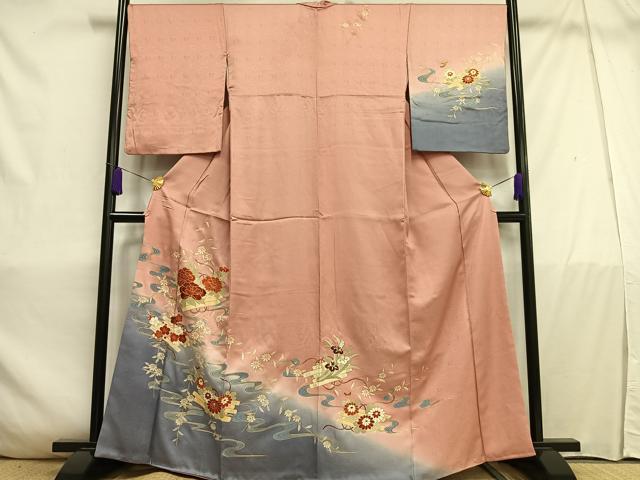 ■■■　サイズ　■■■ 身丈 164cm（肩から） 裄丈 68cm 袖丈 57cm　縫込み 10cm 袖幅 35cm 前幅 25cm 後幅 30cm 着物縫いこみ 内揚げ 5cm 裄 お袖側 約1cm　身頃側 約0cm ■■■　商品詳細　■...