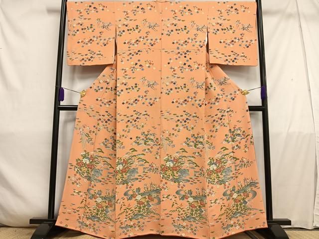 ■■■　サイズ　■■■ 身丈 164cm（肩から） 裄丈 69cm 袖丈 48cm　縫込み 4cm 袖幅 34cm 前幅 24cm 後幅 31cm 着物縫いこみ 内揚げ 0cm 裄 お袖側 約2cm　身頃側 約1cm ■■■　商品詳細　■■...