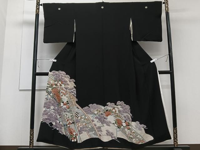 ■■■　サイズ　■■■ 身丈 152cm（肩から） 裄丈 63.5cm 袖丈 46cm　縫込み 3cm 袖幅 32cm 前幅 23.5cm 後幅 29.5cm 着物縫いこみ 内揚げ 4cm 裄 お袖側 約0cm　身頃側 約2cm ■■■　商...