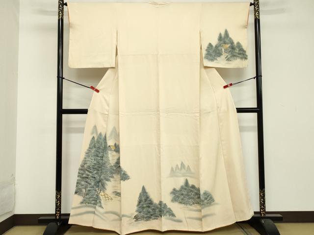 ■■■　サイズ　■■■ 身丈 160cm（肩から） 裄丈 64.5cm 袖丈 47cm　縫込み 7cm 袖幅 34cm 前幅 25cm 後幅 30cm 着物縫いこみ 内揚げ 5.5cm 裄 お袖側 約2.5cm　身頃側 約5cm ■■■　商...