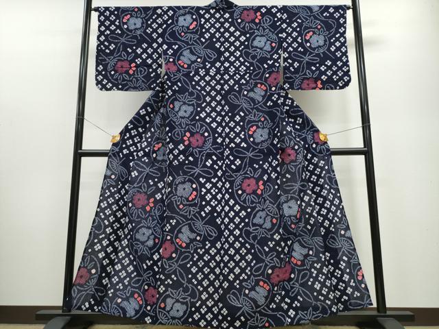 ■■■　サイズ　■■■ 身丈 158cm（肩から） 裄丈 66.5cm 袖丈 48.5cm　縫込み 1.5cm 袖幅 34.5cm 前幅 25cm 後幅 30cm 着物縫いこみ 内揚げ 0cm 裄 お袖側 約2.5cm　身頃側 約2.5cm...