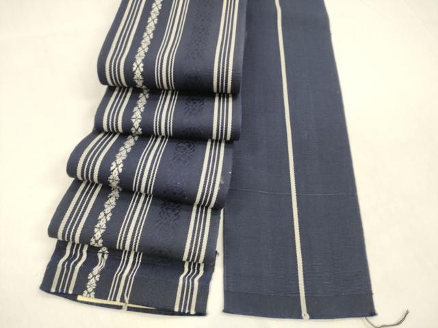 ■■■　サイズ　■■■ 長さ 388cm 幅 9cm程 ■■■　商品詳細　■■■ 【正絹】 状態は締めてはおりますが 特に目立ったシミ汚れなどもなく大変良い状態です。 本場筑前博多織は、 福岡県福岡市博多区やその周辺で生産される絹織物です。...