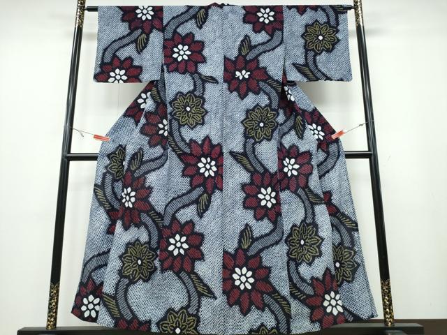 ■■■　サイズ　■■■ 身丈 156.5cm（肩から） 裄丈 64cm 袖丈 43cm　縫込み 2.5cm 袖幅 33.5cm 前幅 24cm 後幅 29.5cm 着物縫いこみ 内揚げ 0cm 裄 お袖側 約1cm　身頃側 約3cm ■■■...