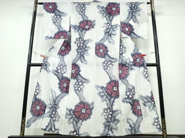 ■■■　サイズ　■■■ 身丈 153cm（肩から） 裄丈 65cm 袖丈 48cm　縫込み 4.5cm 袖幅 34cm 前幅 24.5cm 後幅 30cm 着物縫いこみ 内揚げ 0cm 裄 お袖側 約1.5cm　身頃側 約2cm ■■■　商...
