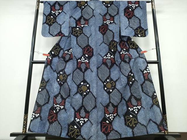 ■■■　サイズ　■■■ 身丈 159cm（肩から） 裄丈 65.5cm 袖丈 48.5cm　縫込み 3.5cm 袖幅 33.5cm 前幅 24cm 後幅 30cm 着物縫いこみ 内揚げ 0cm 裄 お袖側 約0cm　身頃側 約0cm ■■■...